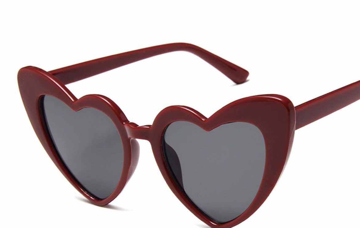 Big Love Sunnies - Dark Red – Popping Candy