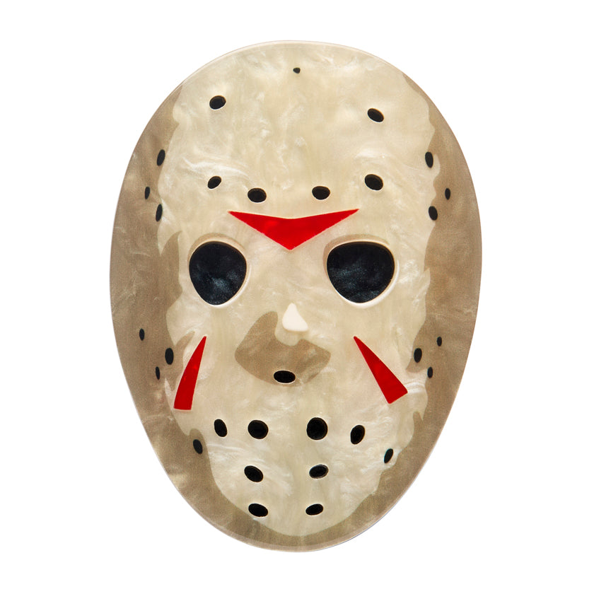 Erstwilder Thrills & Chills - Jason Voorhees Mask Brooch – Popping Candy